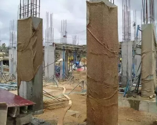 RCC Column Construction - 4 Step Process