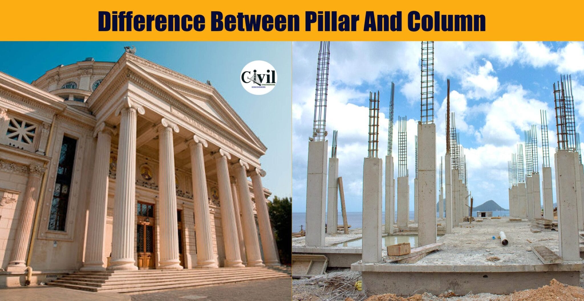 Pillars vs columns: key differences