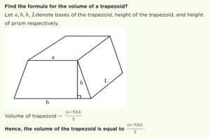 Calculate Trapezoid Volume Formula using 2 Amazing Ways